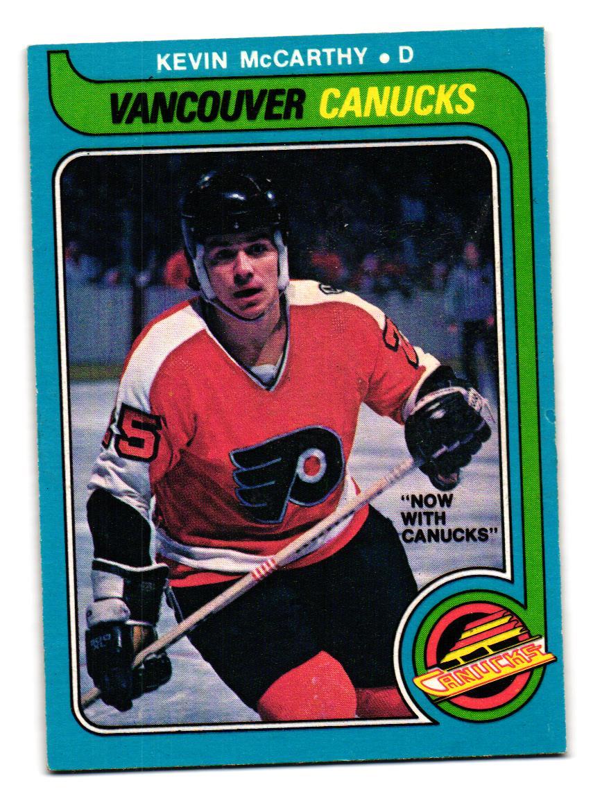 1979-80 OPC 287 Kevin McCarthy - Vancouver Canucks RC O-Pee-Chee $5.00 ...