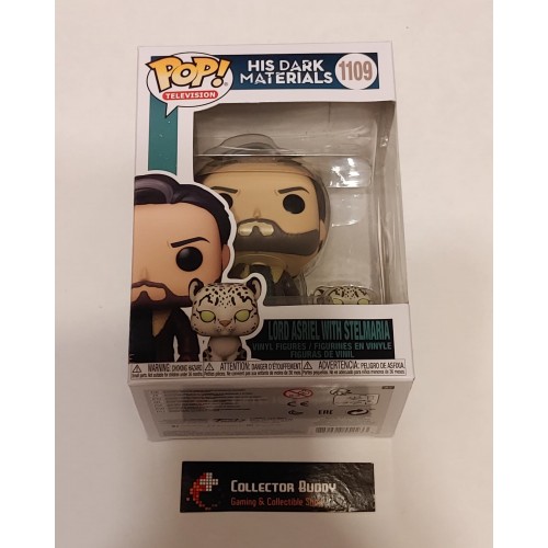 Funko Pop! Television 1109 His Dark Materials Lord Asriel w/ Stelmaria ...